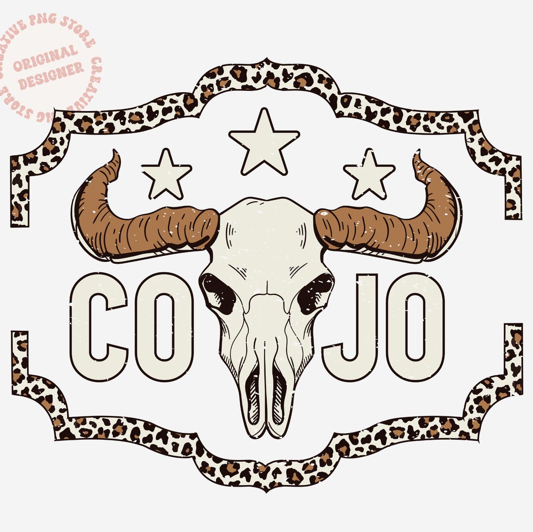 Cojo Png, Cody Johnson Png, Western Cow Skull Png, Western Shirt ...