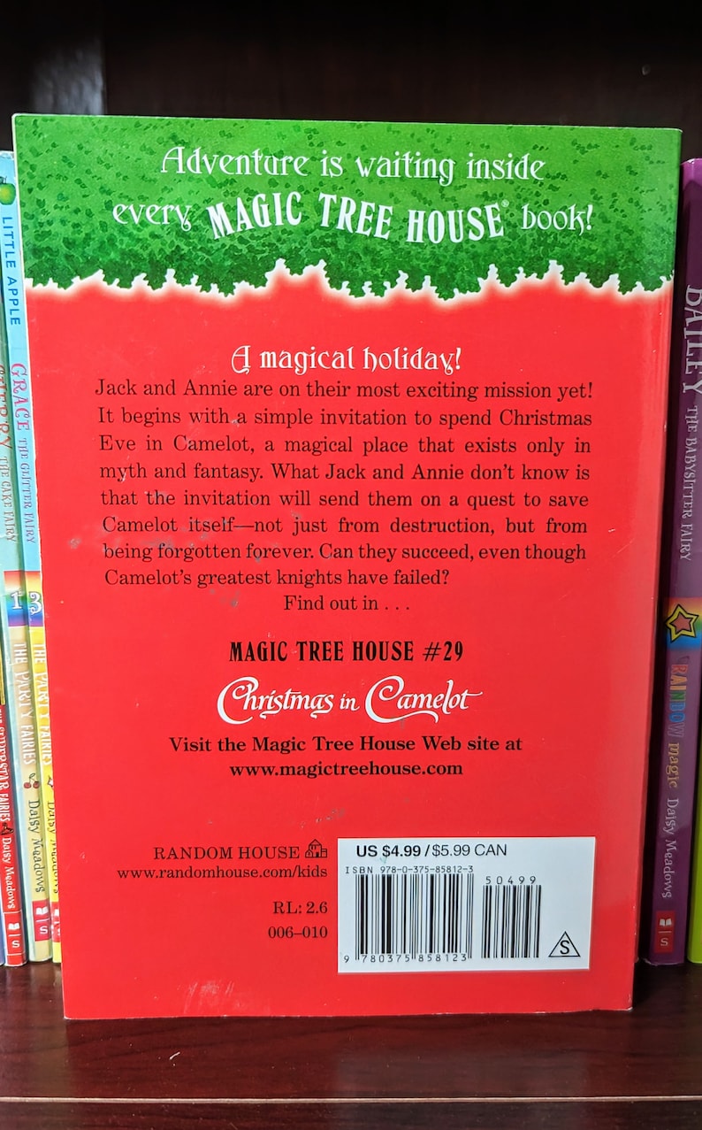 2001 | Magic Tree House: Christmas in Camelot - Etsy