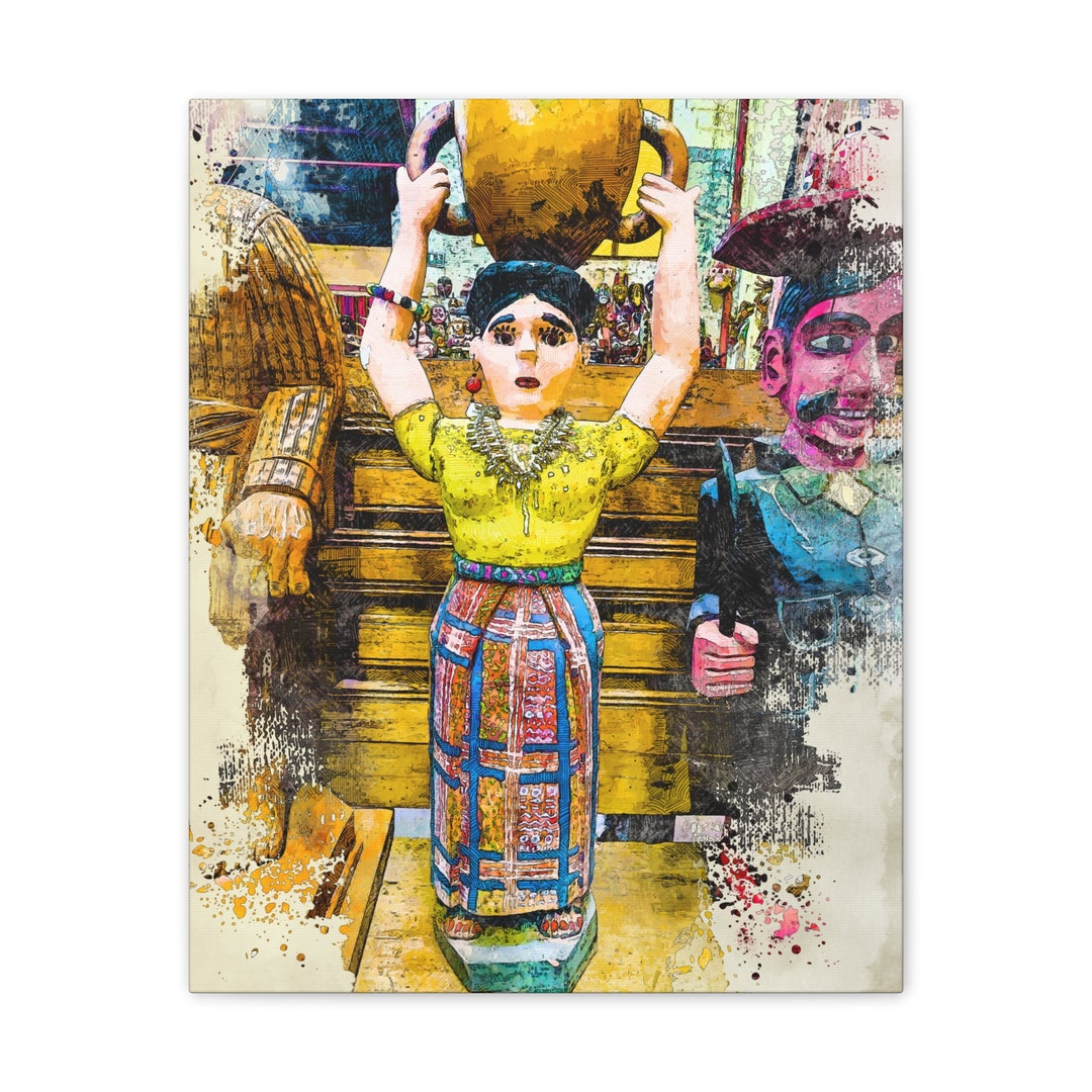 Central America, Folk Art, Watercolor, Art, Culture, Traditional ...