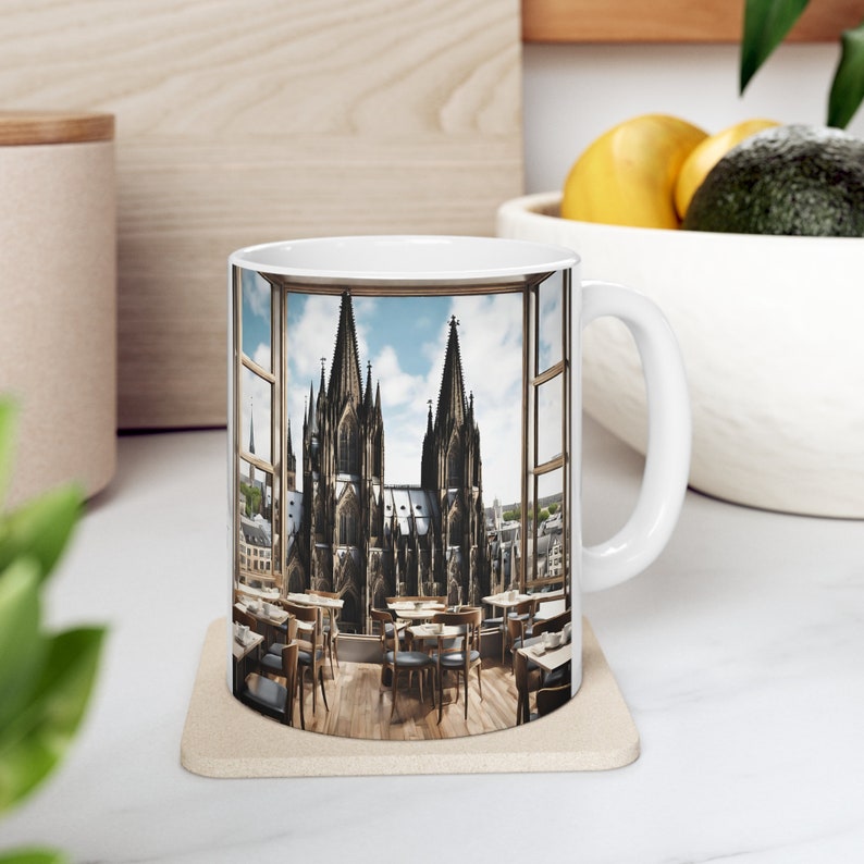 3D "cologne Cathedral" Germany From a Cafe Window UNESCO World Heritage ...