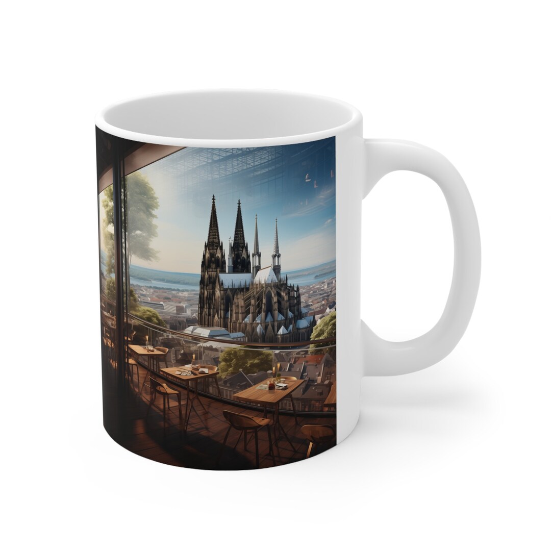 3D cologne Cathedral Germany From a Cafe Terrace UNESCO World Heritage ...