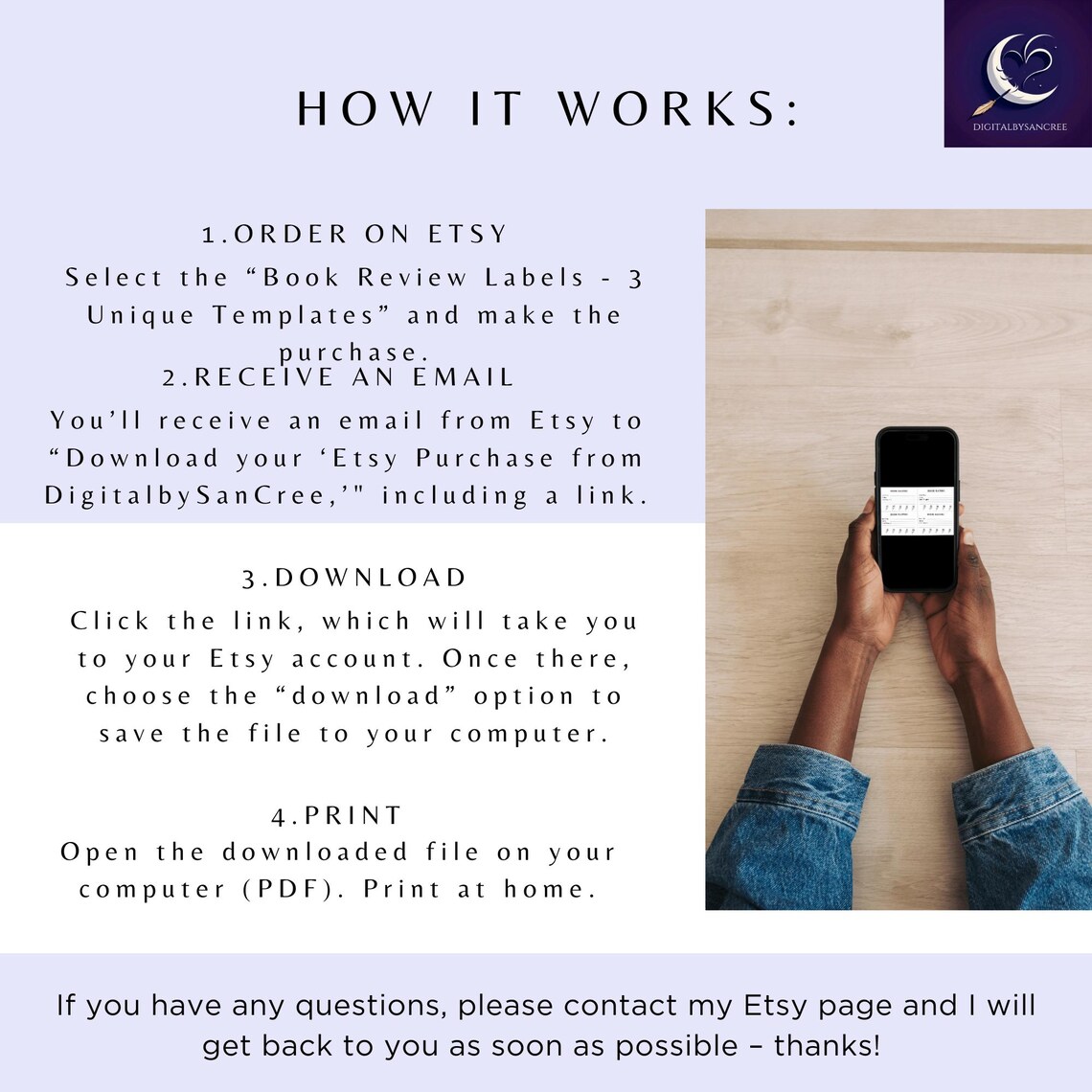 Book Review Labels 3 Unique Templates Track Title, Author, Thoughts ...