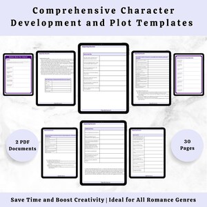 Comprehensive Character Development and Plot Templates for Romance ...