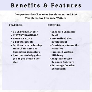 Comprehensive Character Development and Plot Templates for Romance ...