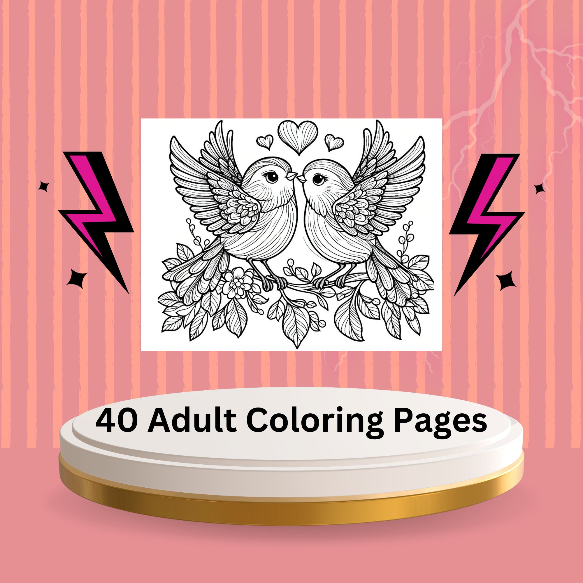 Romance Lover Printable Coloring Pages for Adults 40 Printable Coloring ...
