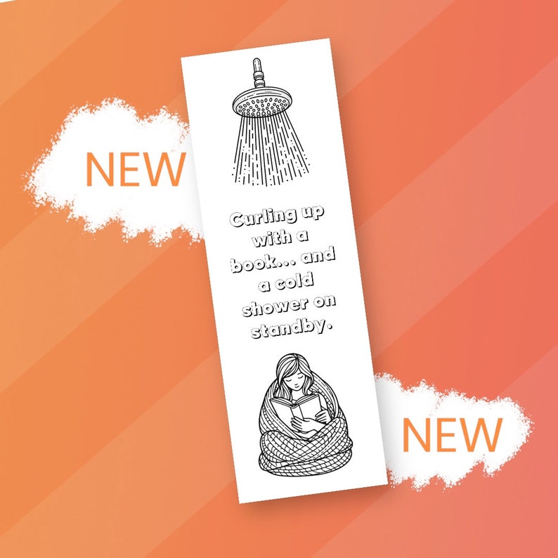 30 Romance-themed Printable Bookmarks to Color for Adults Instant ...