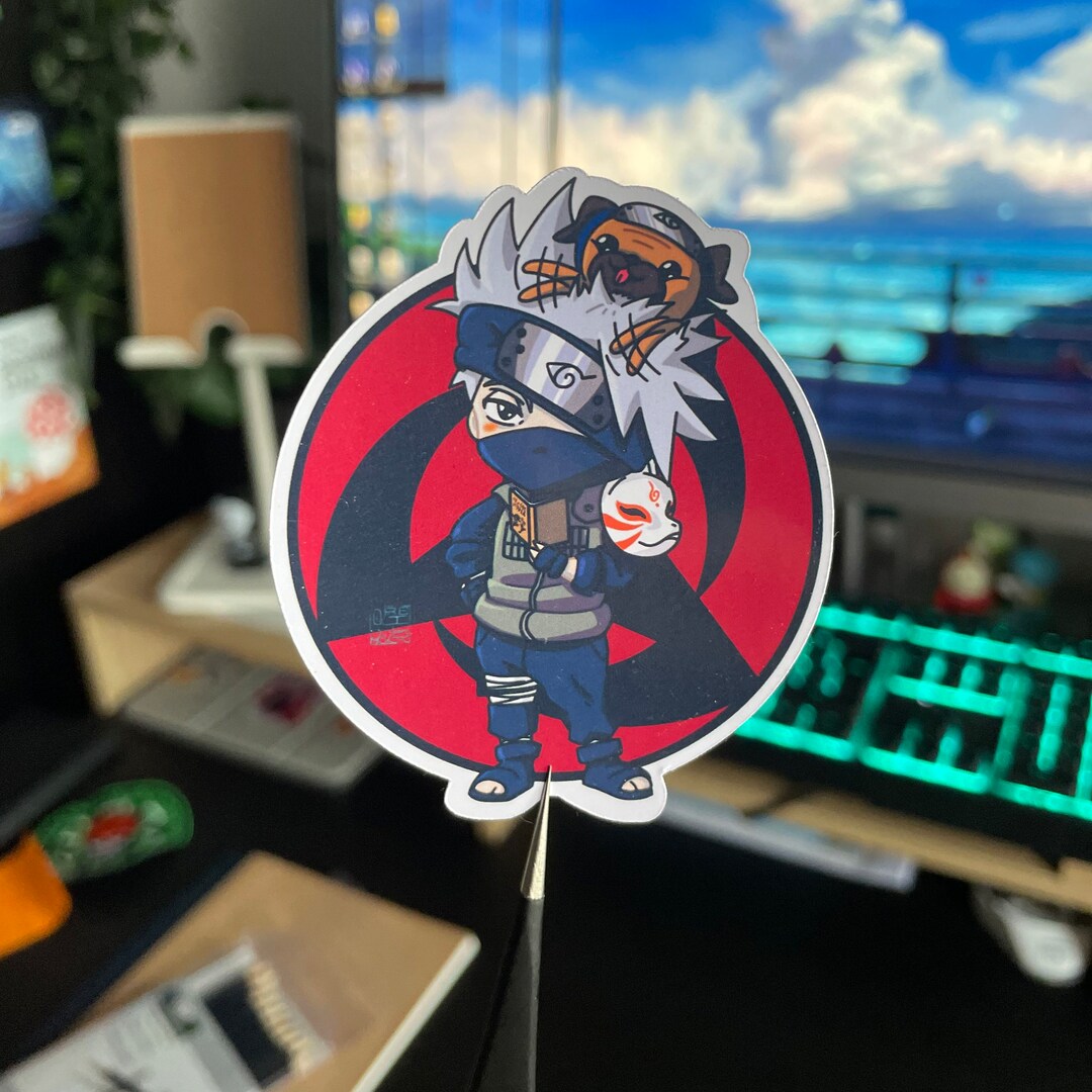 Sticker Ninja / Perro Kawaii / Pegatina Anime / Libro Paraiso - Etsy