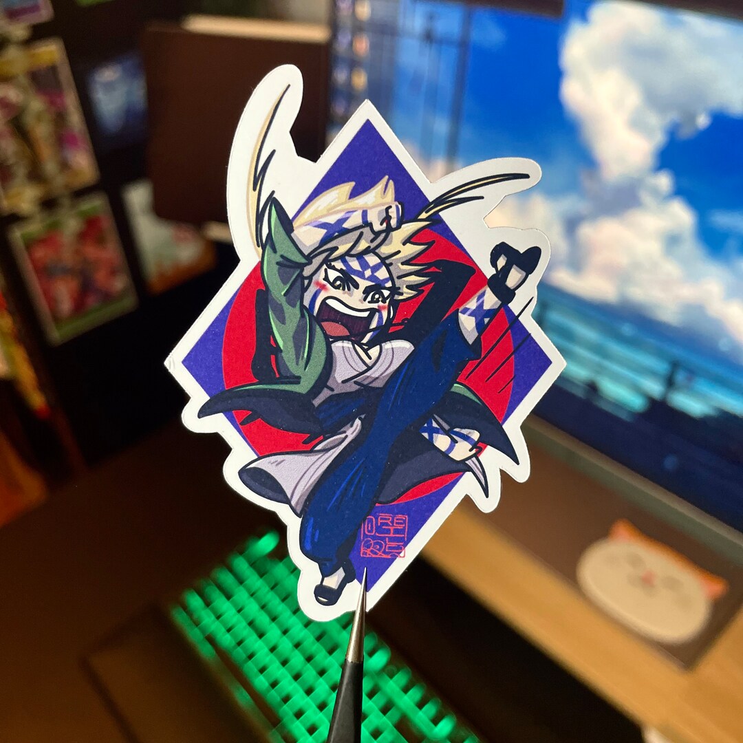 Sticker Anime /kicker Woman/ Manga Merch/ Kawaii - Etsy