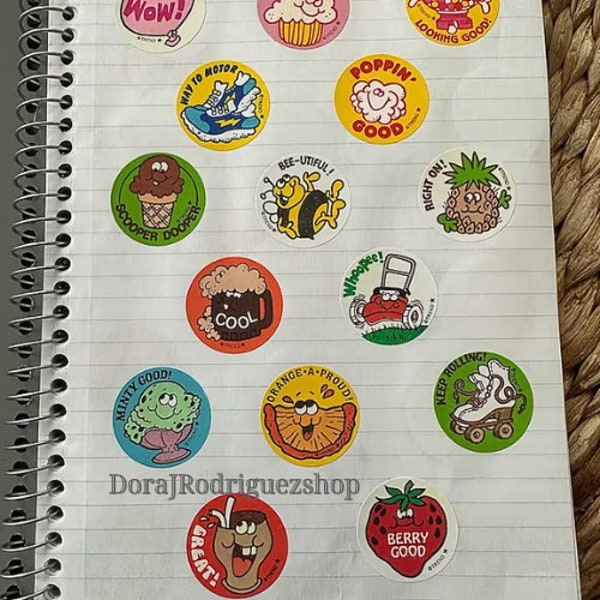 Scratch and Sniff Reproduction Stickers - Etsy