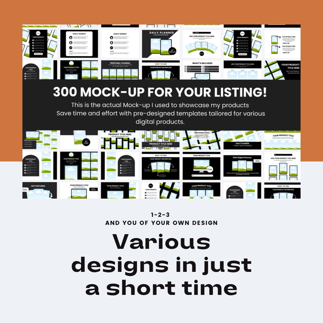 300! Canva Bundles Temples Mock Up! Create Faceless Instagram,facebook ...