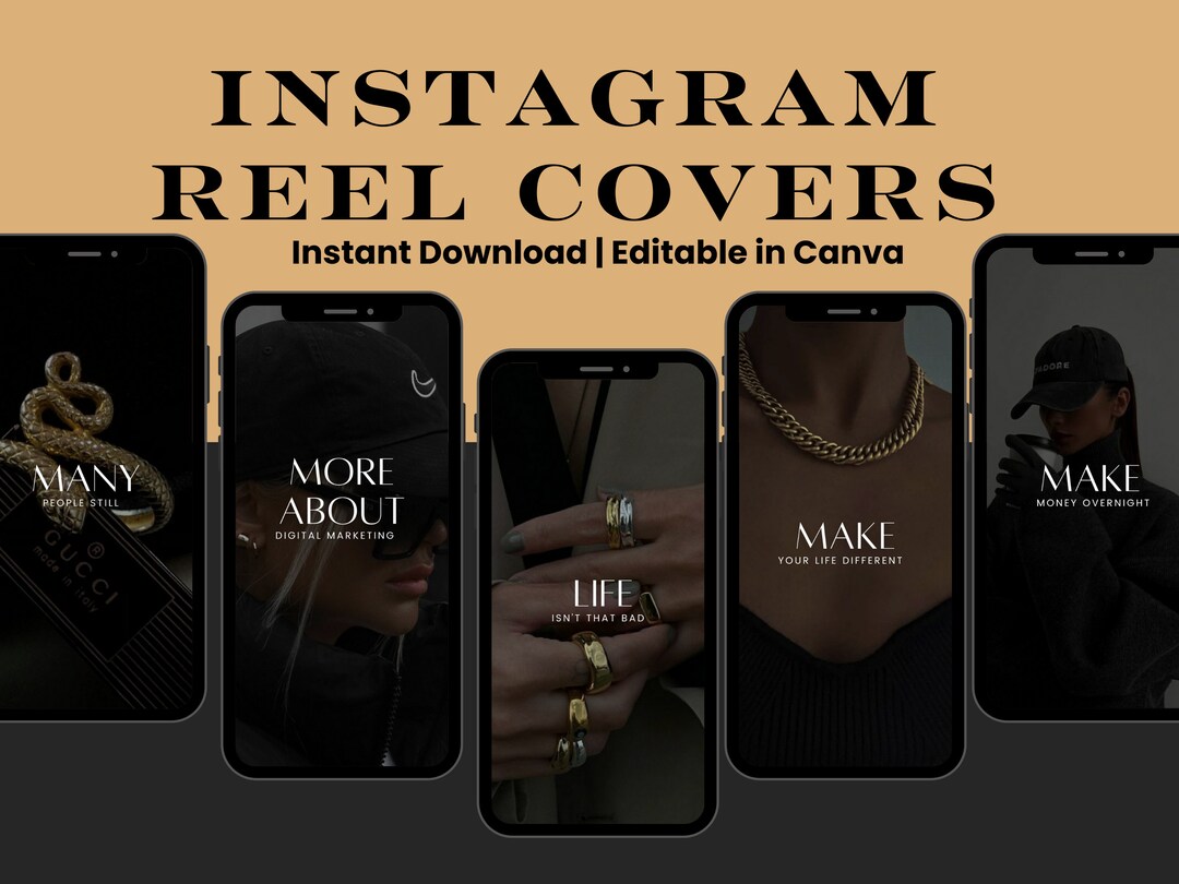FACELESS Instagram Reel Covers.modern With MRR| Master Resell Rights ...
