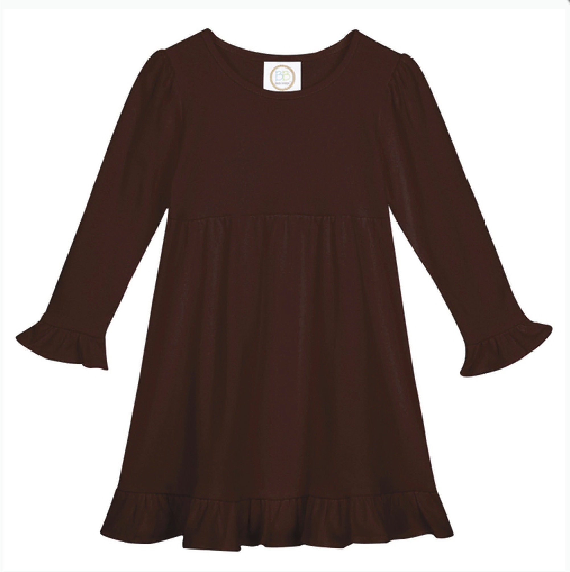 Cotton Long Sleeve Girls Dress - Blanks Boutique - Etsy