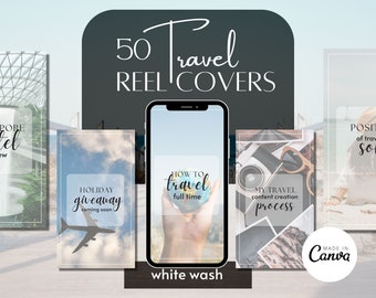 Instagram Reel Templates Travel Reel Covers Reel Cover Template ...