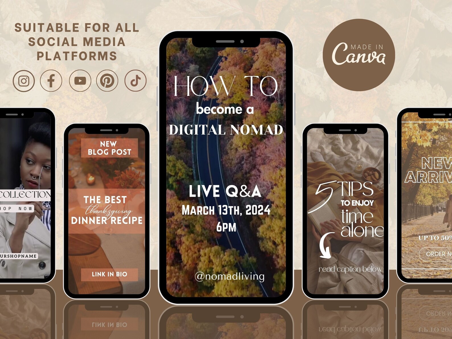 50 Engaging Reel Templates Instagram Reels Templates Canva Templates ...