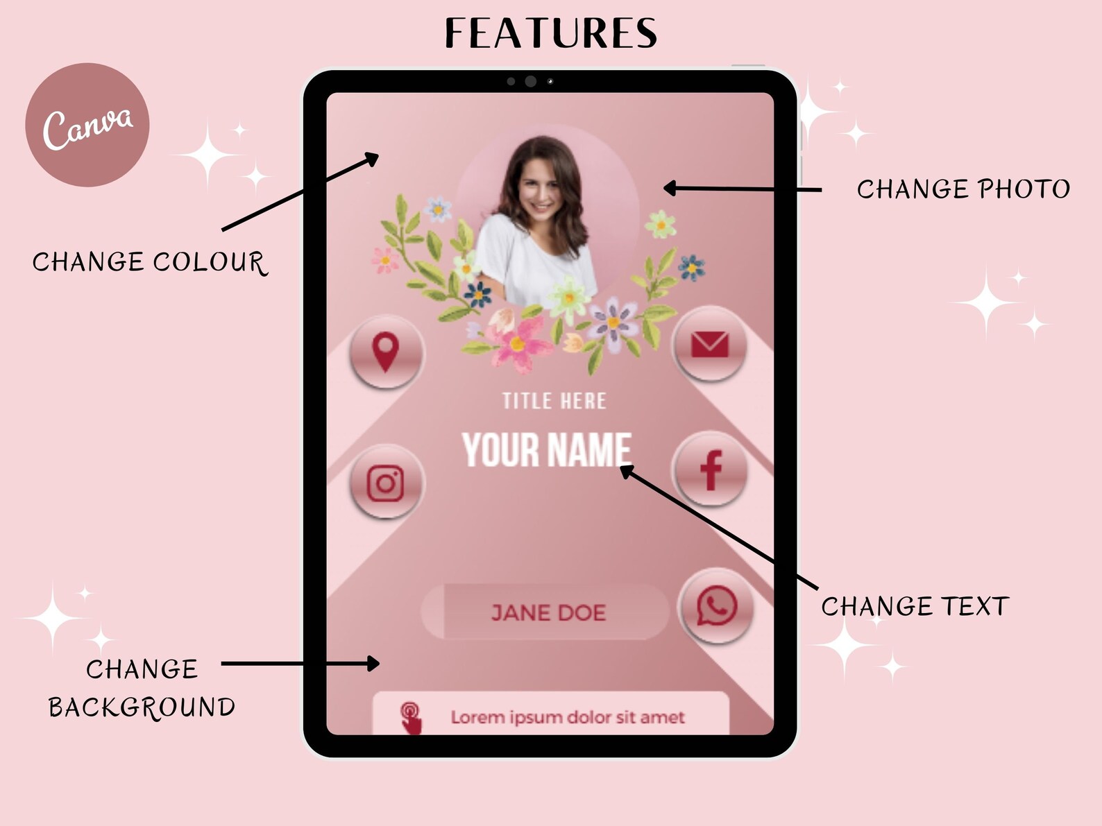 50 Link in Bio Biolink Instagram Template| Beauty, Travel Agent ...