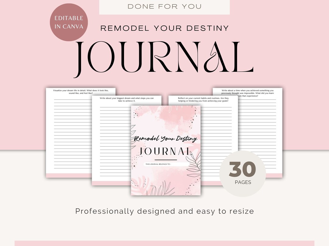 Coaching Journal: Reflective Goal Setting Professional - Etsy