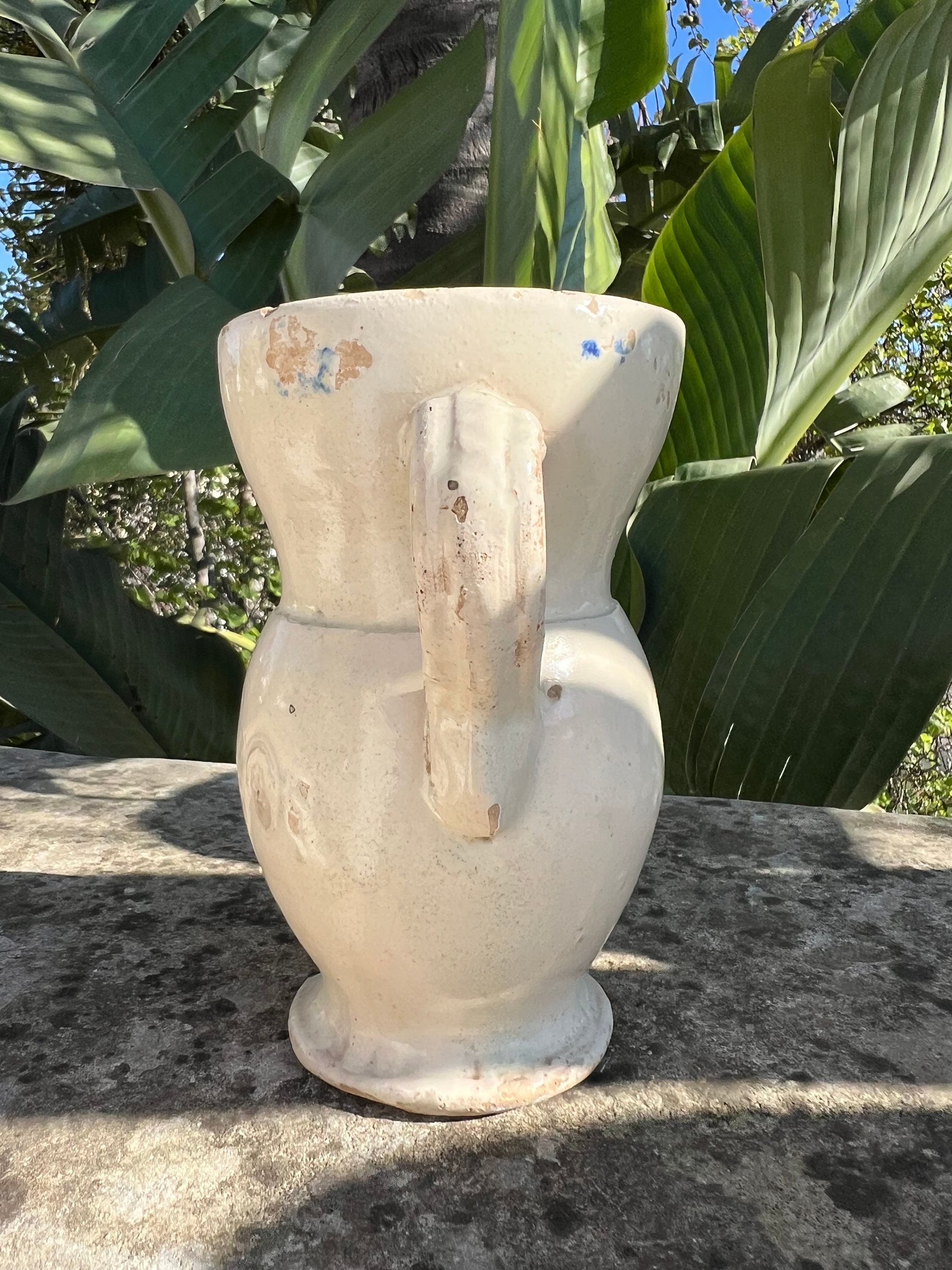Antique Italian Classic Ceramic Pitcher Grottaglie puglia, Italia - Etsy