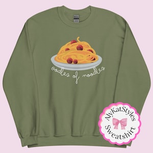 Pasta Lover Sweatshirt: Comfortable Foodie Pullover - Etsy
