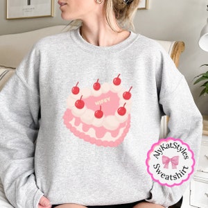 Wifey Sweatshirt With Sweet Vintage Cake Design Cozy Bridal Shower Gift ...