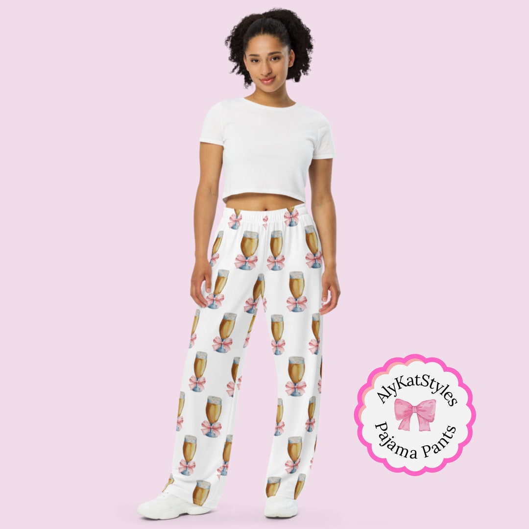 Craft Beer Pajama Pants, Coquette Aesthetic, Beer With Bow Pants ...