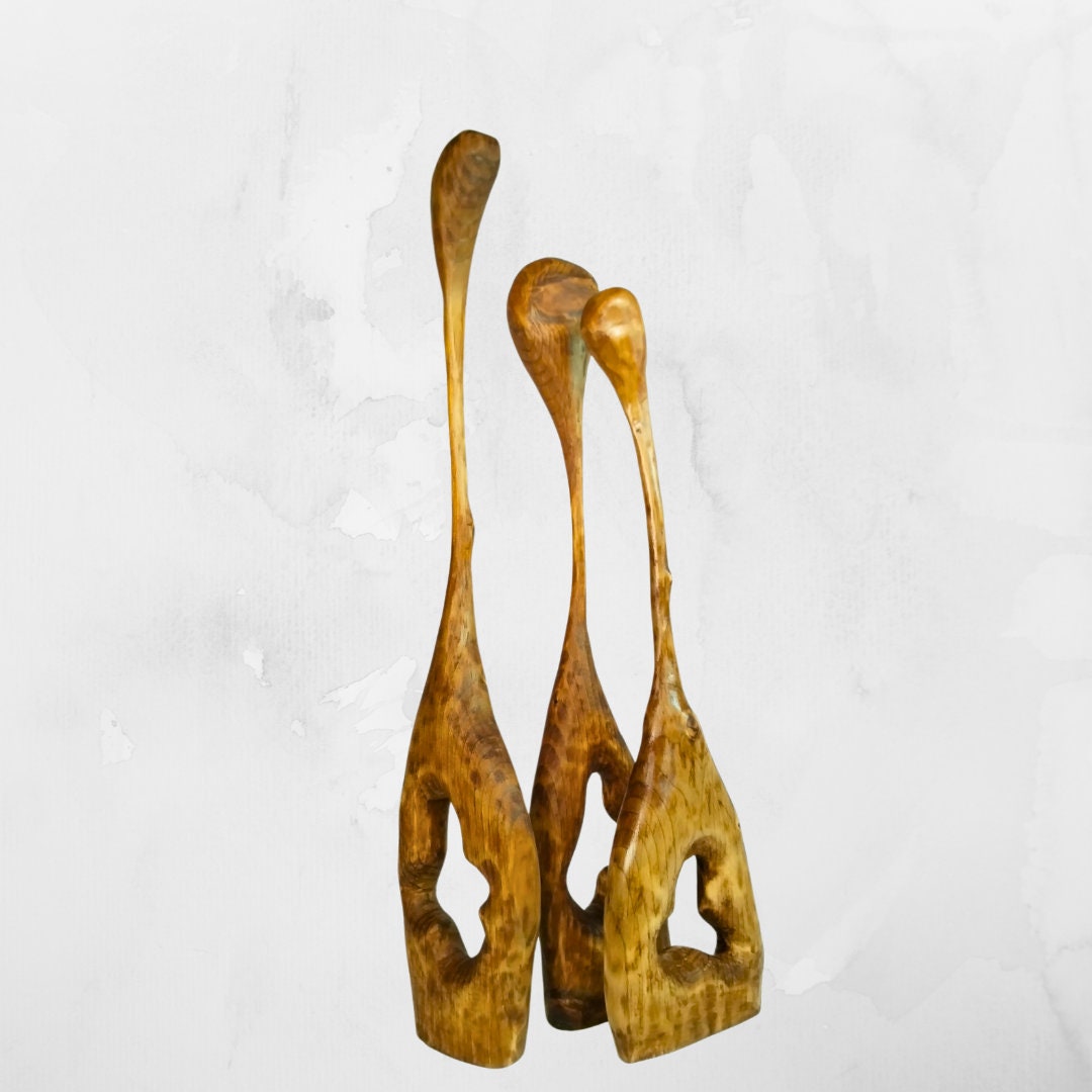 Fragments of Time Homedecor Wood Sculpture for Home Decorative Statues ...