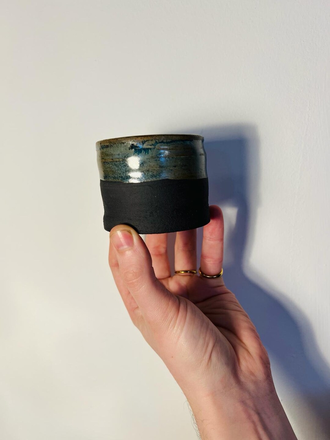Sample Sale* Black Clay Beaker / Vessel - Etsy