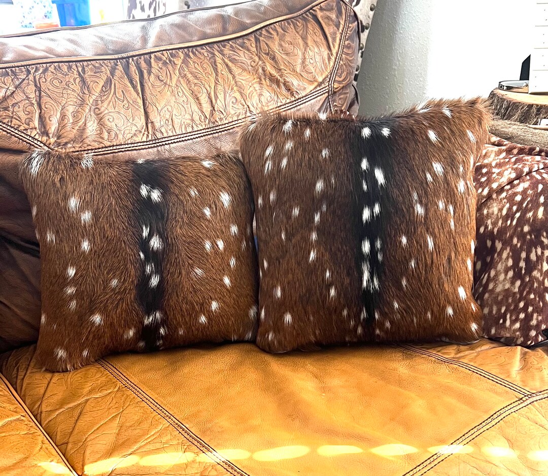 Genuine Axis Pillows With Black Stripe - Etsy