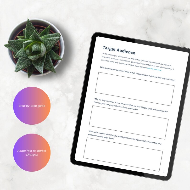 Business Plan Template, Step-by-step Guide for Start-ups and Small ...
