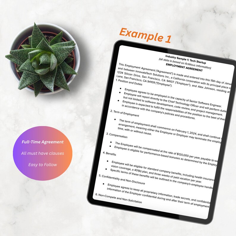 Employment Contract Agreement. Printable Employment Agreement Template ...