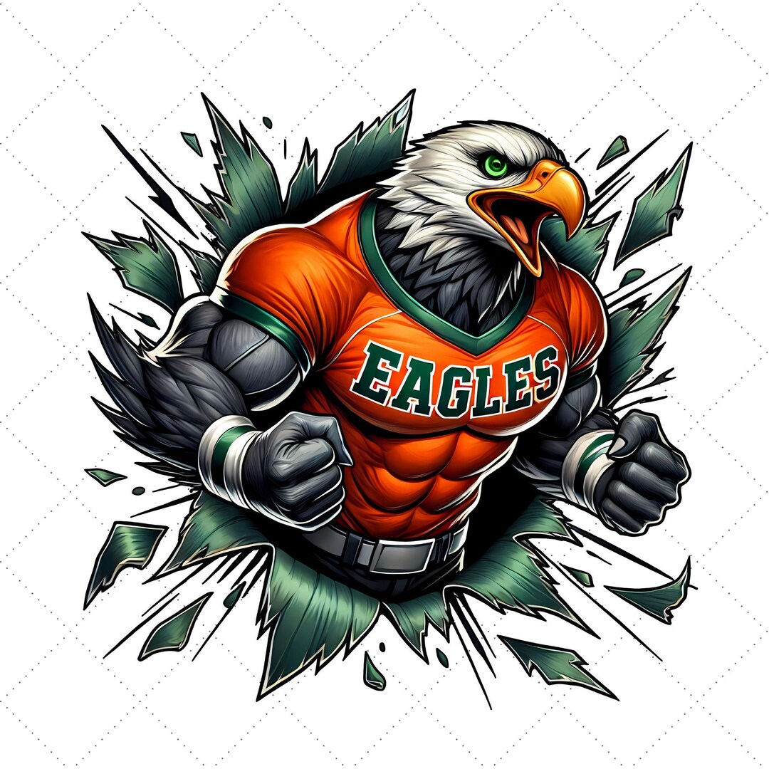Eagles Mascot Png, Eagle School Spirit Design, Eagle Sport Mascot Style ...