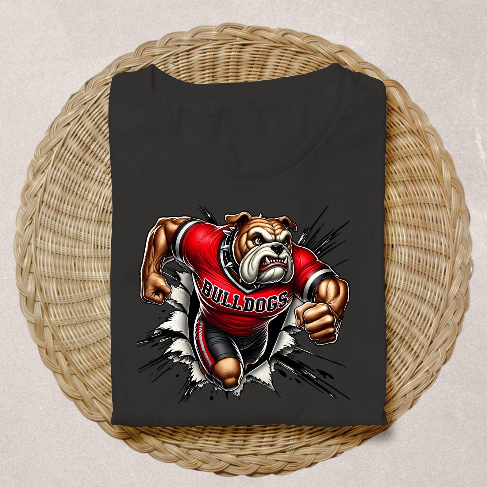 Fierce Bulldog Mascot PNG: School Spirit Design (digital Download) - Etsy