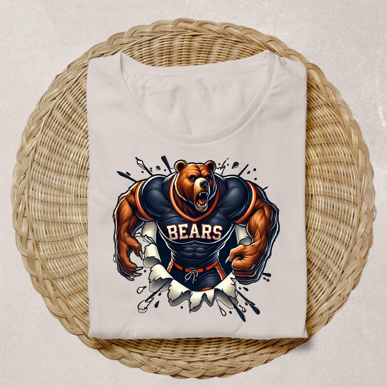 Muscle Bear Mascot PNG: School Spirit Design (digital Download) - Etsy
