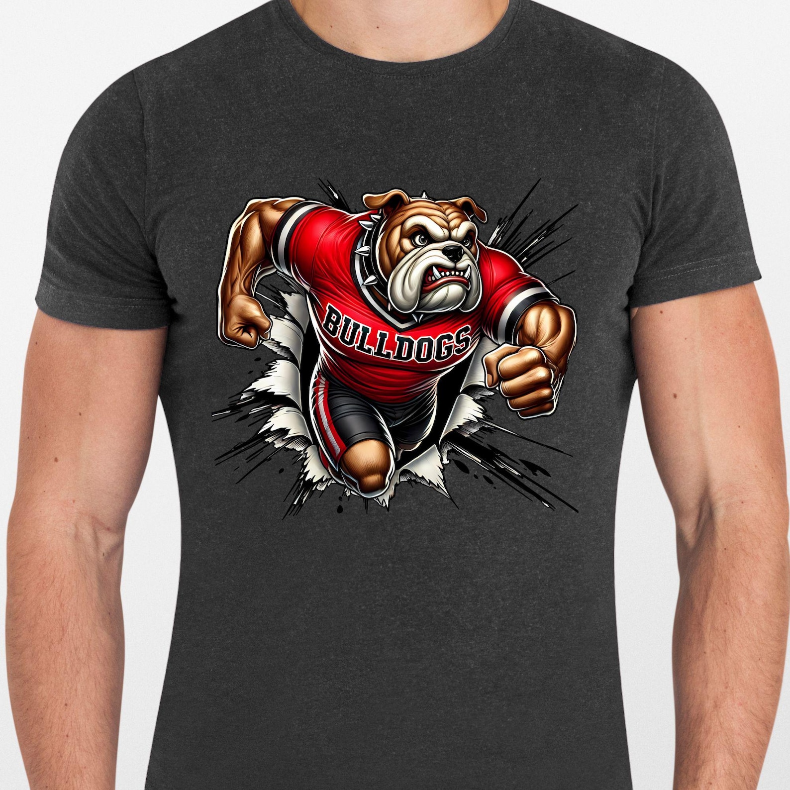 Fierce Bulldog Mascot PNG: School Spirit Design (digital Download) - Etsy