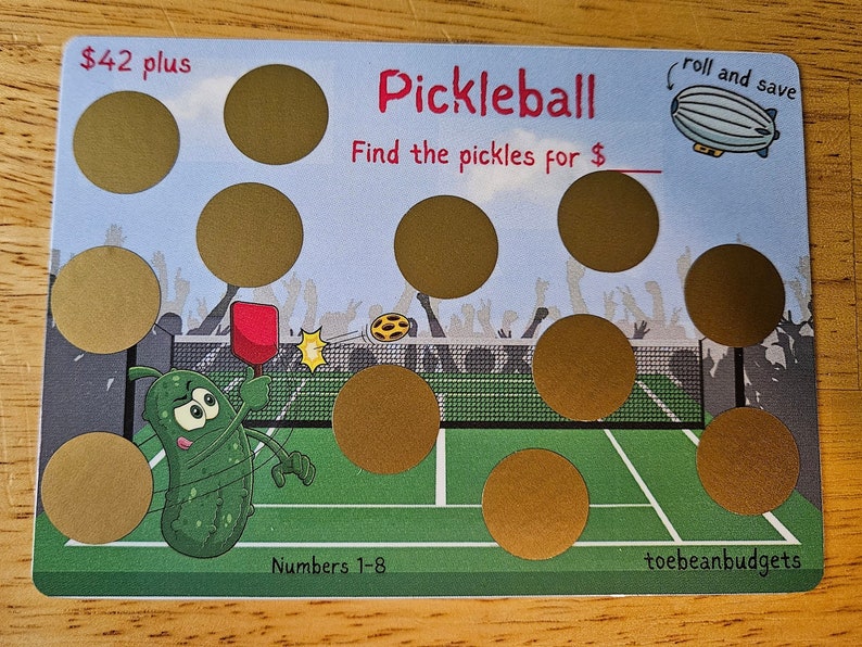 Pickleball Saving Challenge - Etsy