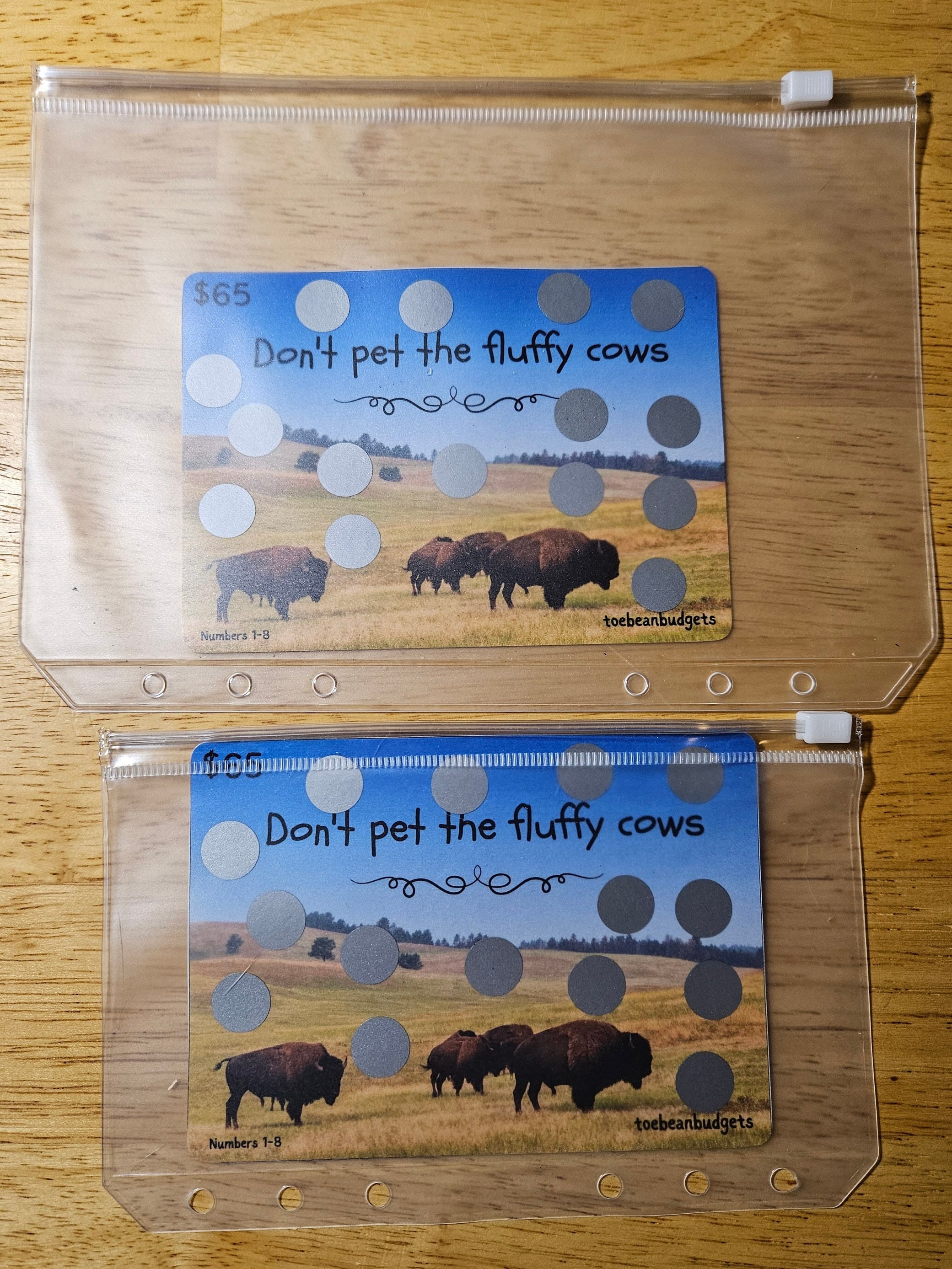 Fluffy Cows Scratch off Saving Challenge - Etsy