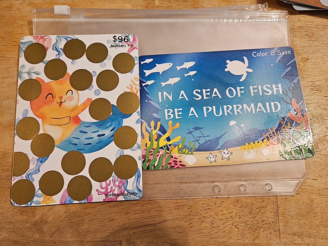 Cat Mermaid Purrmaid Saving Challenges - Etsy
