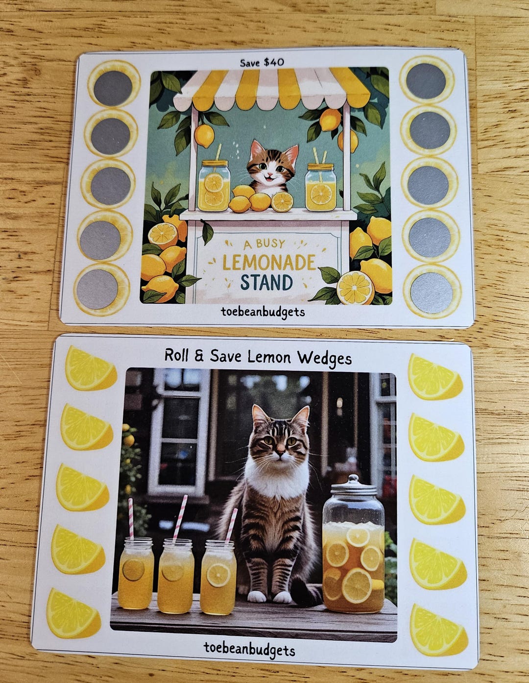 2-digital Lemonade Cat Saving Challenges - Etsy
