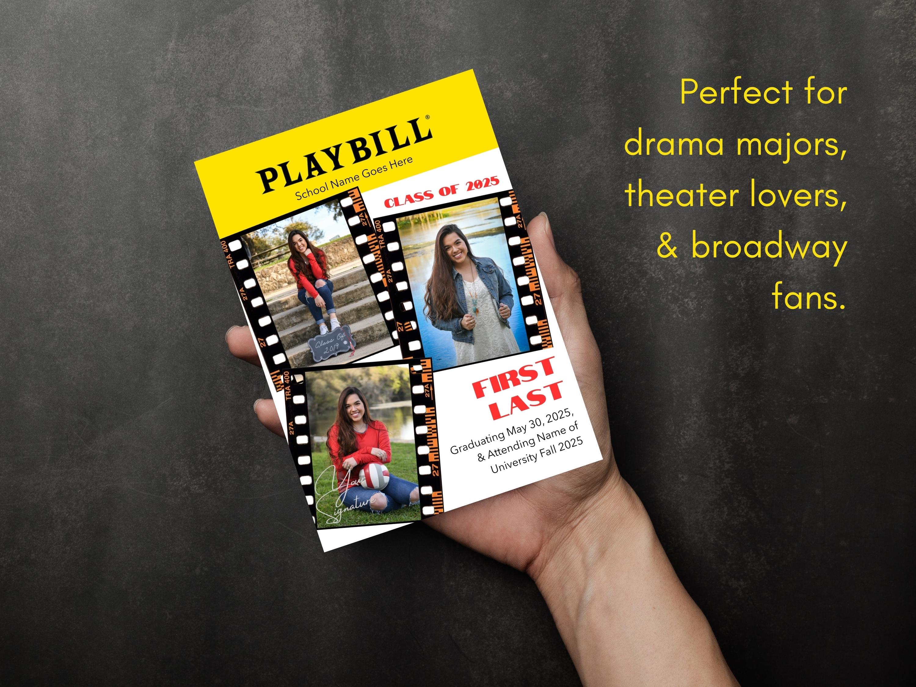 Graduation Announcement Editable Template High School College ...