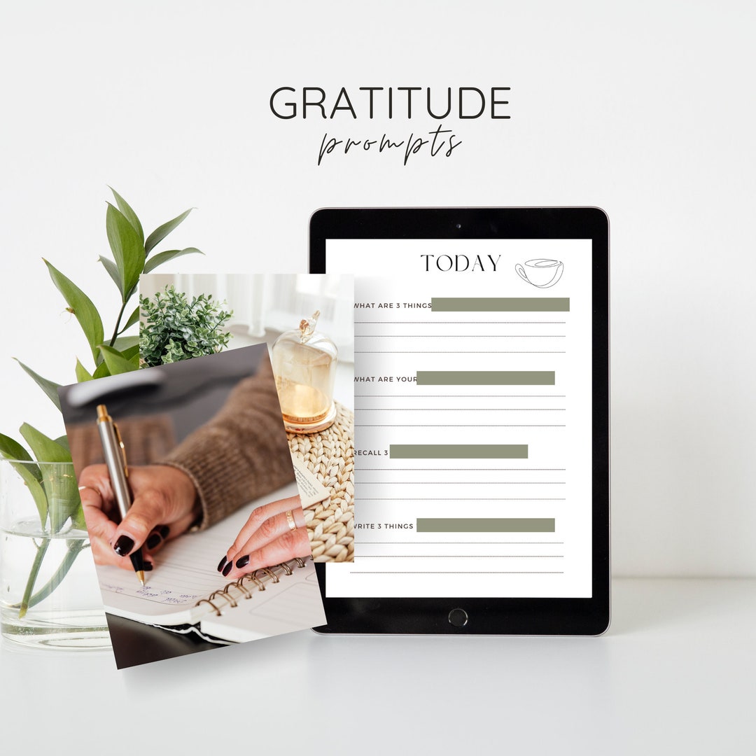 Gratitude Journal, Digital Daily Journal, iPad Journal, Digital Diary ...