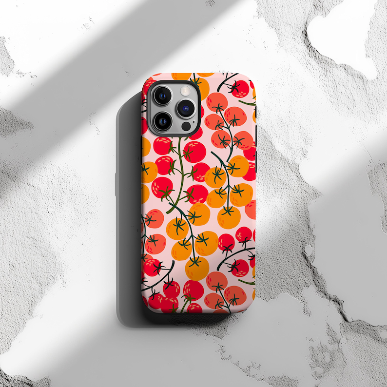 Tomato Phone Case, Tomatoes Phone Case, Cherry Tomato, Vine Tomatoes ...