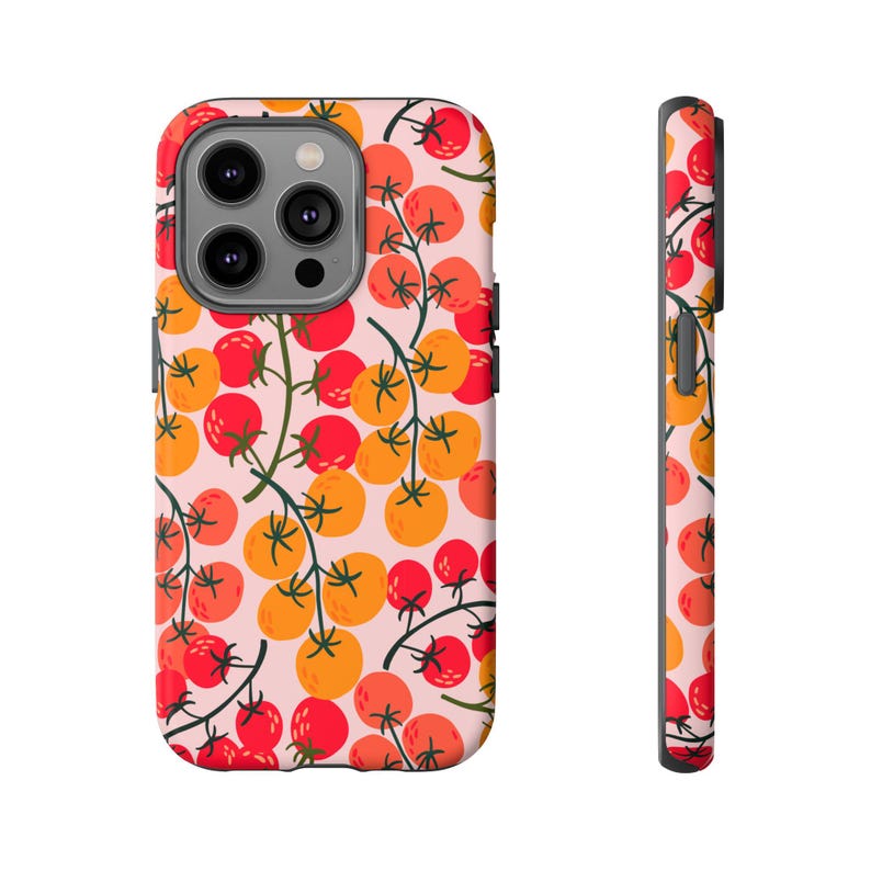 Tomato Phone Case, Tomatoes Phone Case, Cherry Tomato, Vine Tomatoes ...
