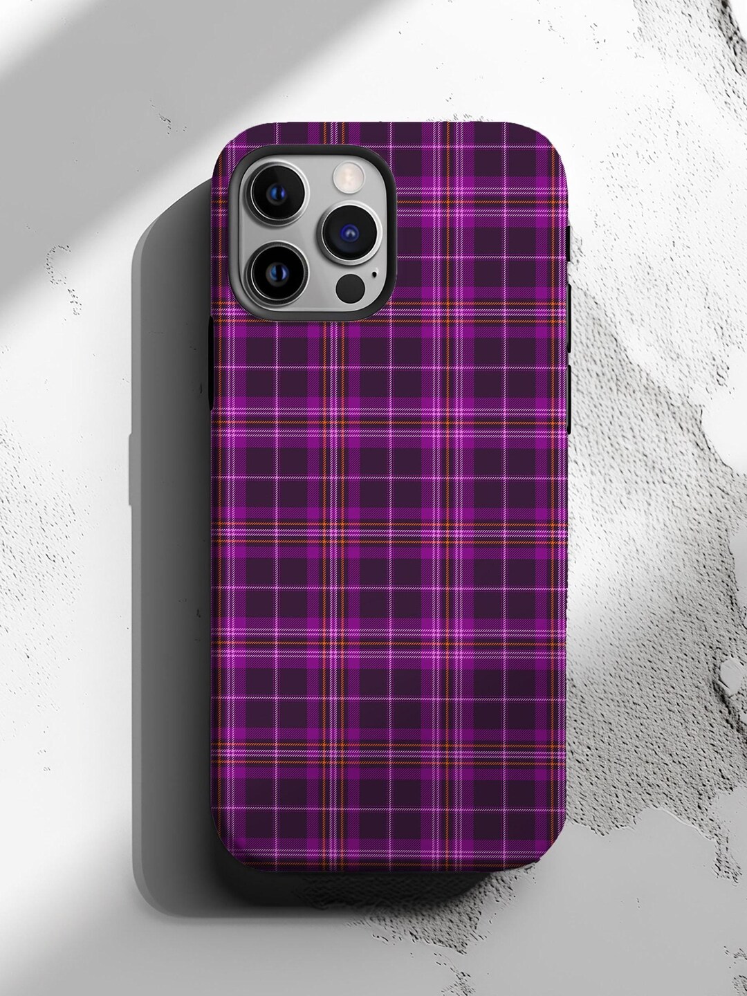 Plaid Phone Case, Magsafe Compatible, Classic Tartan Phone Case ...