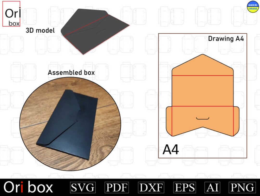 Envelope,box Wiht Euro Hanger,box Templates Vector,envelope Templates ...