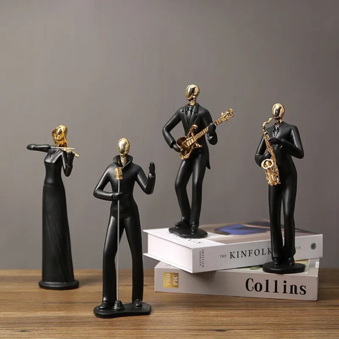 Exquisite Classical Music Band Figurine - Etsy