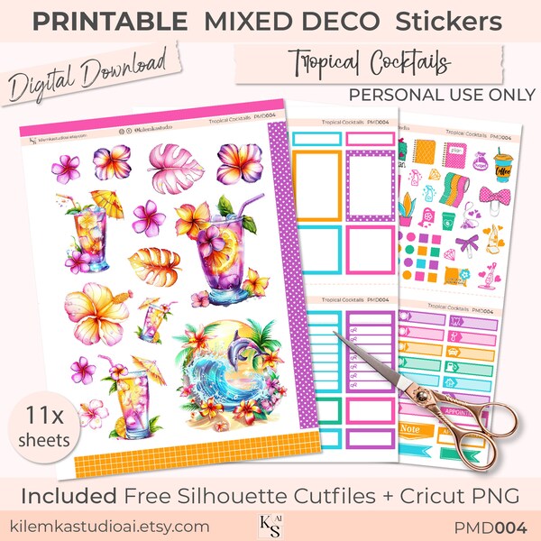 Tropical Planner - Etsy