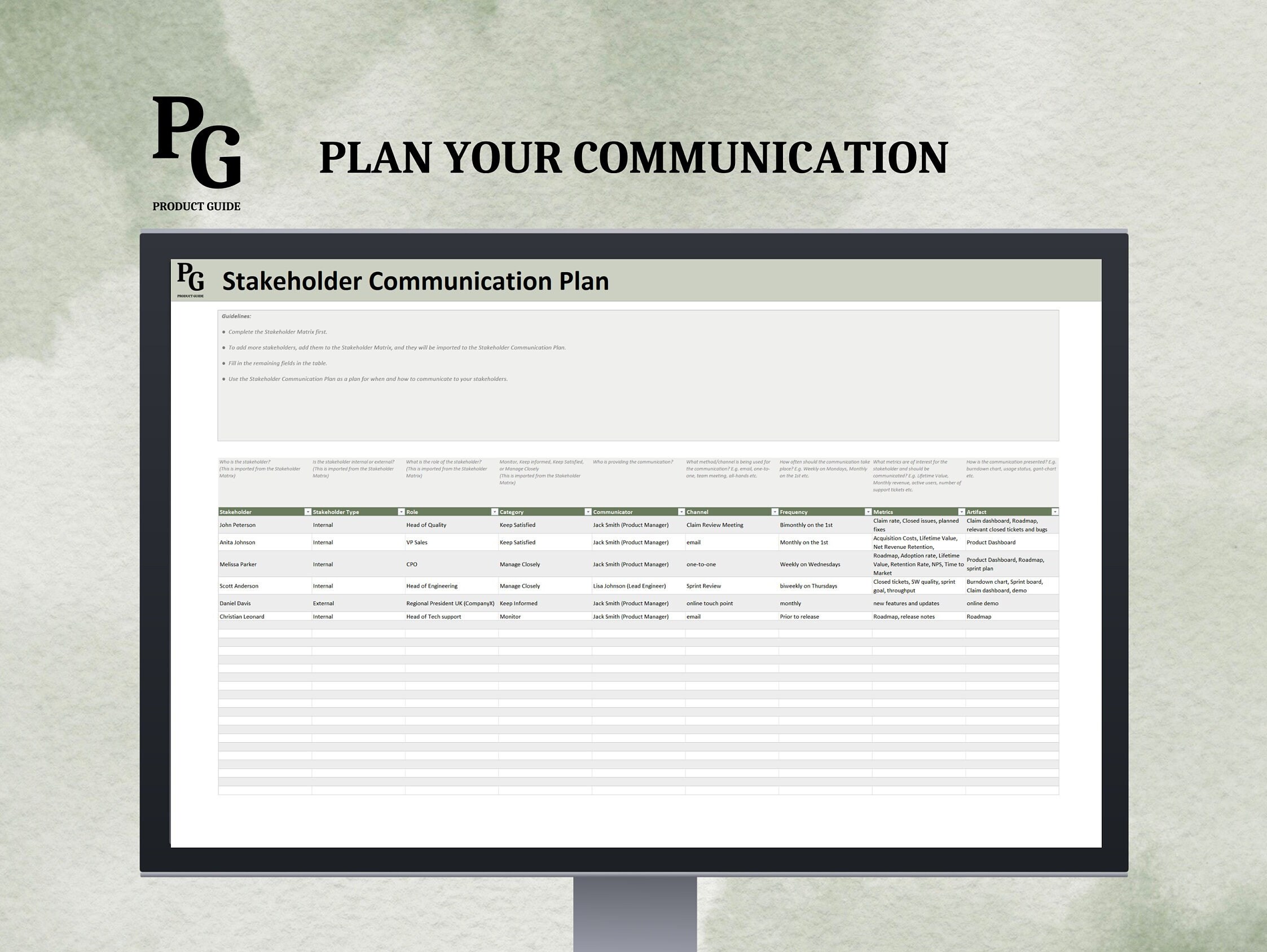 Stakeholder Management | Stakeholder Map | Stakeholder Communication ...