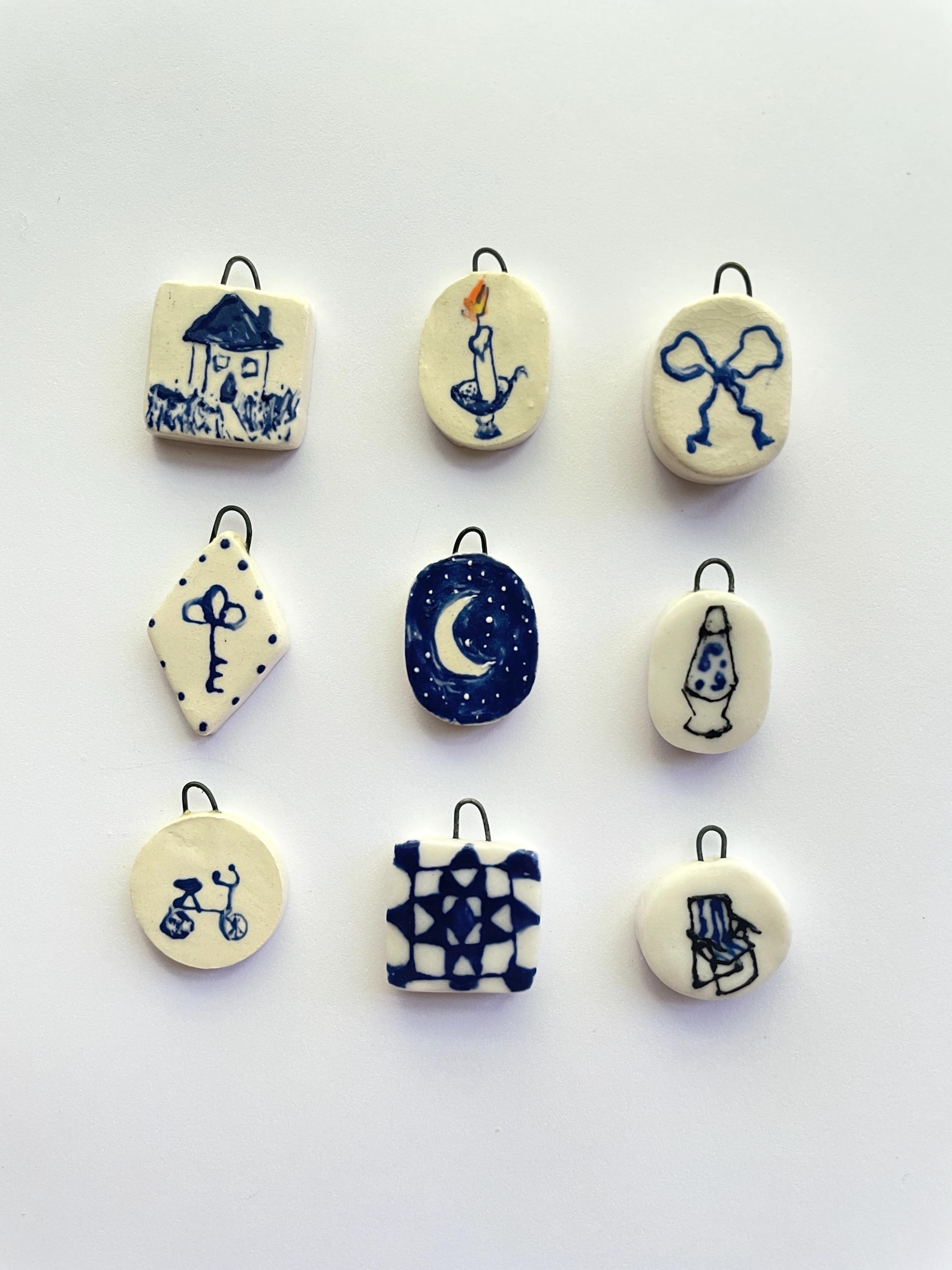 Ceramic Charms- Home Variety - Etsy