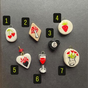 Ceramic Charms- Dinner Party Variety - Etsy