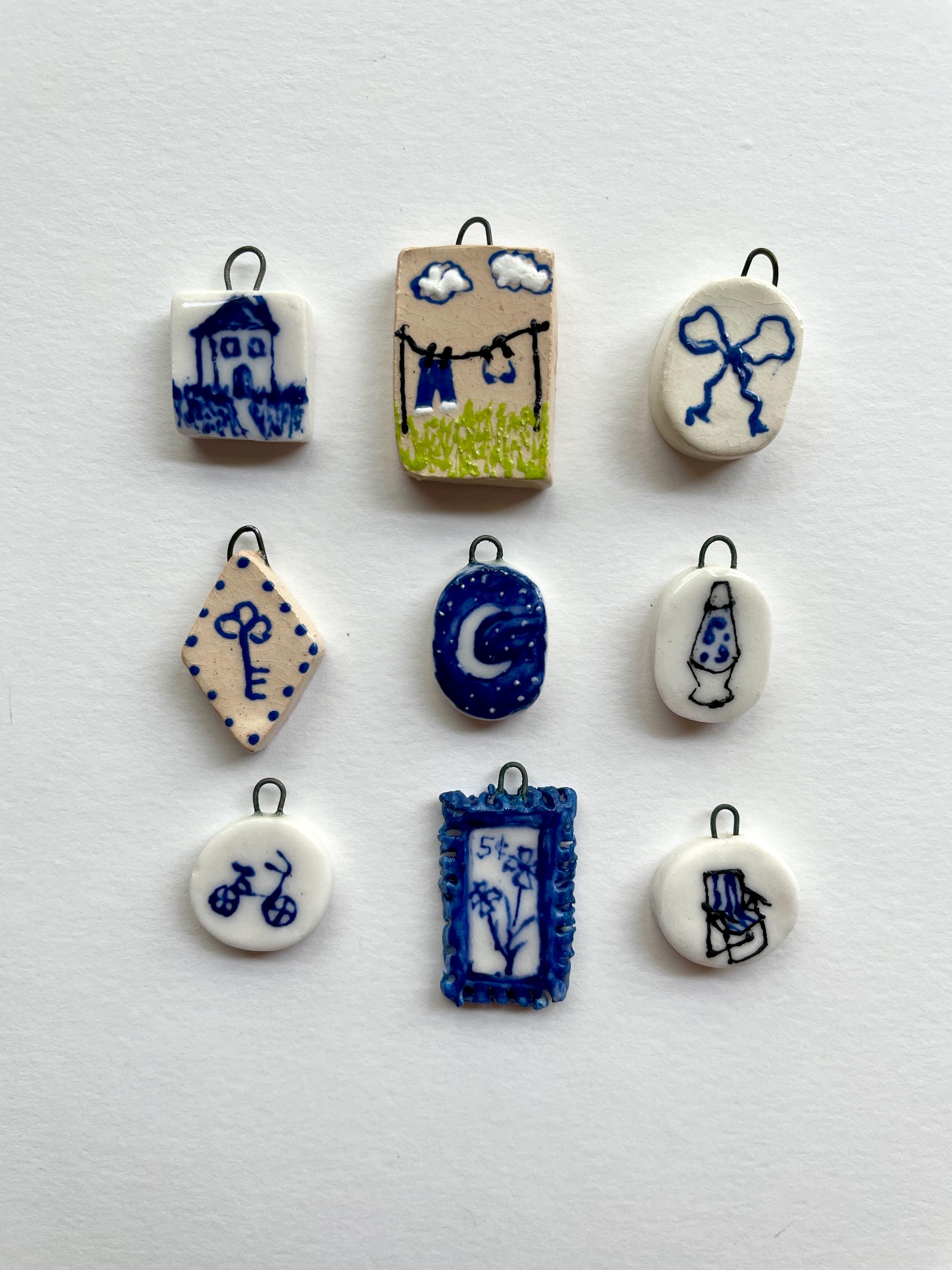 Ceramic Charms- Home Variety - Etsy