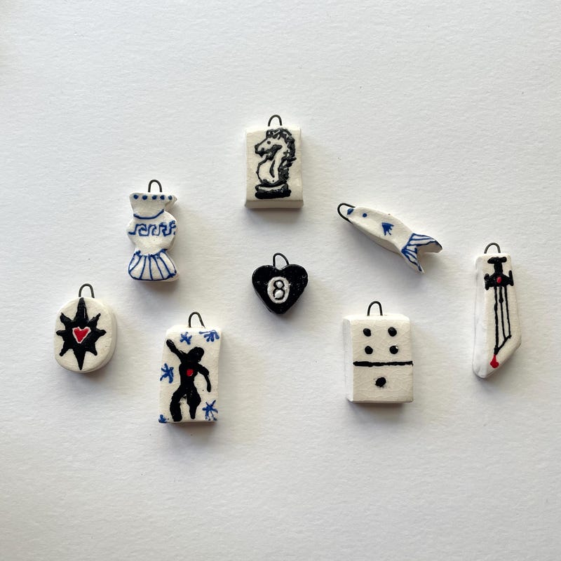 Ceramic Charm - Etsy